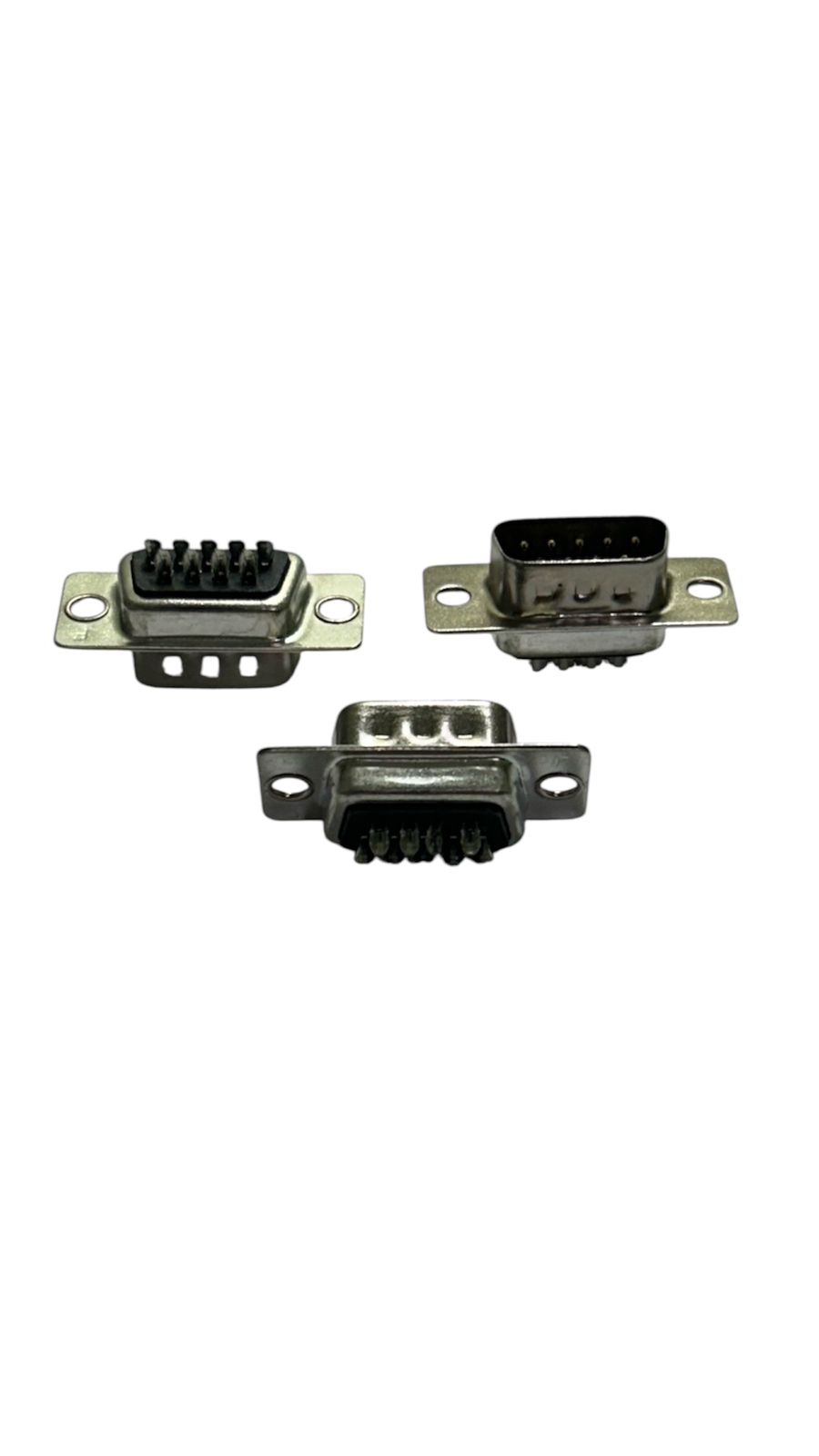 CONECTOR DB09 MACHO 180° SOLDA FIO - Viptech Comercial Eletrônica